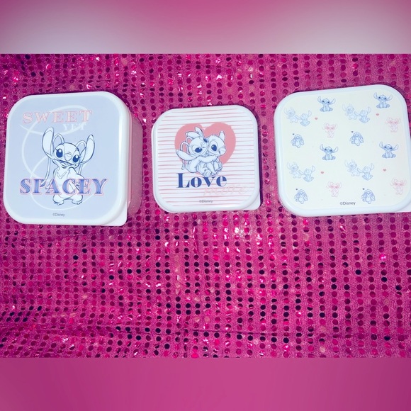 Disney | Kitchen | Disneystitch 3 Pc Containers | Poshmark